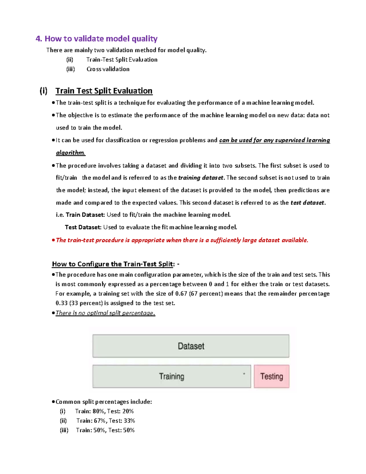 Model Quality Validation Techniques: Train-Test Split & Cross ...