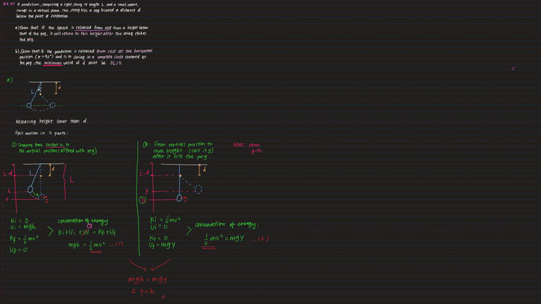 PHYS204 Lecture Notes: Pendulum Dynamics & Chain Motion Analysis - Studocu