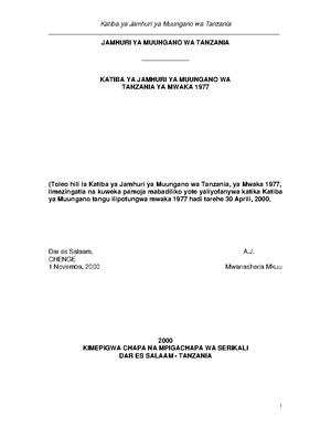 [Solved] Case of Sharifa Said v Rajabu Said - Law of contract - Studocu