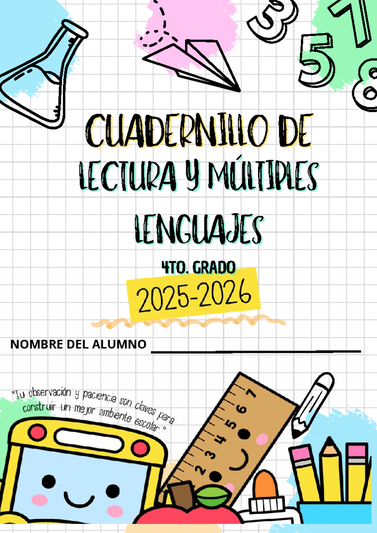 CUADERNILLO DE LECTURA Y MÚLTIPLES LENGUAJES 4TO GRADO - Studocu