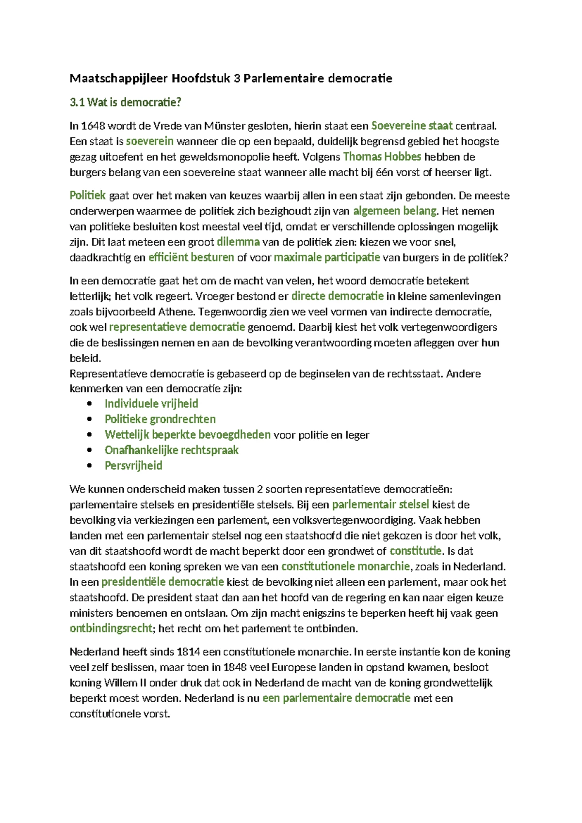 Samenvatting hoofdstuk 4 Pluriforme samenleving - Maatschappijleer Hoofdstuk 4: Pluriforme ...