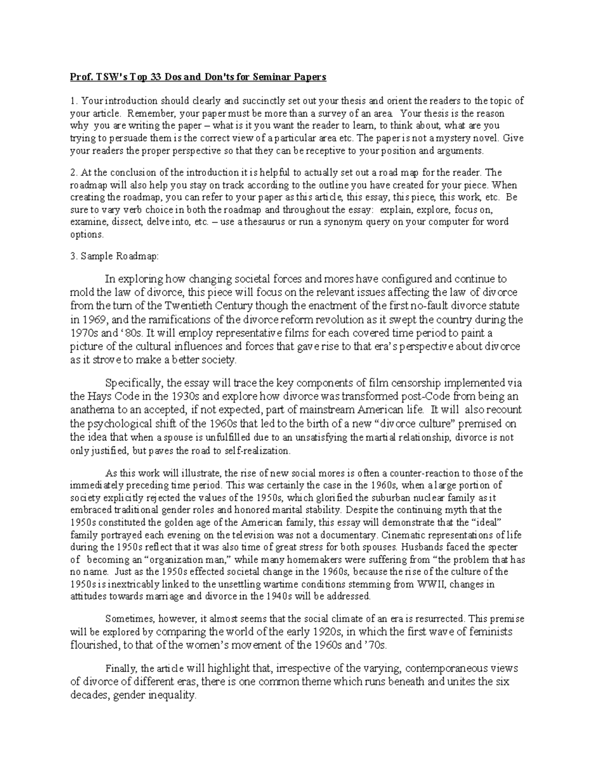 2023 TSW Seminar Paper Writing Guidelines: 33 Essential Tips - Studocu