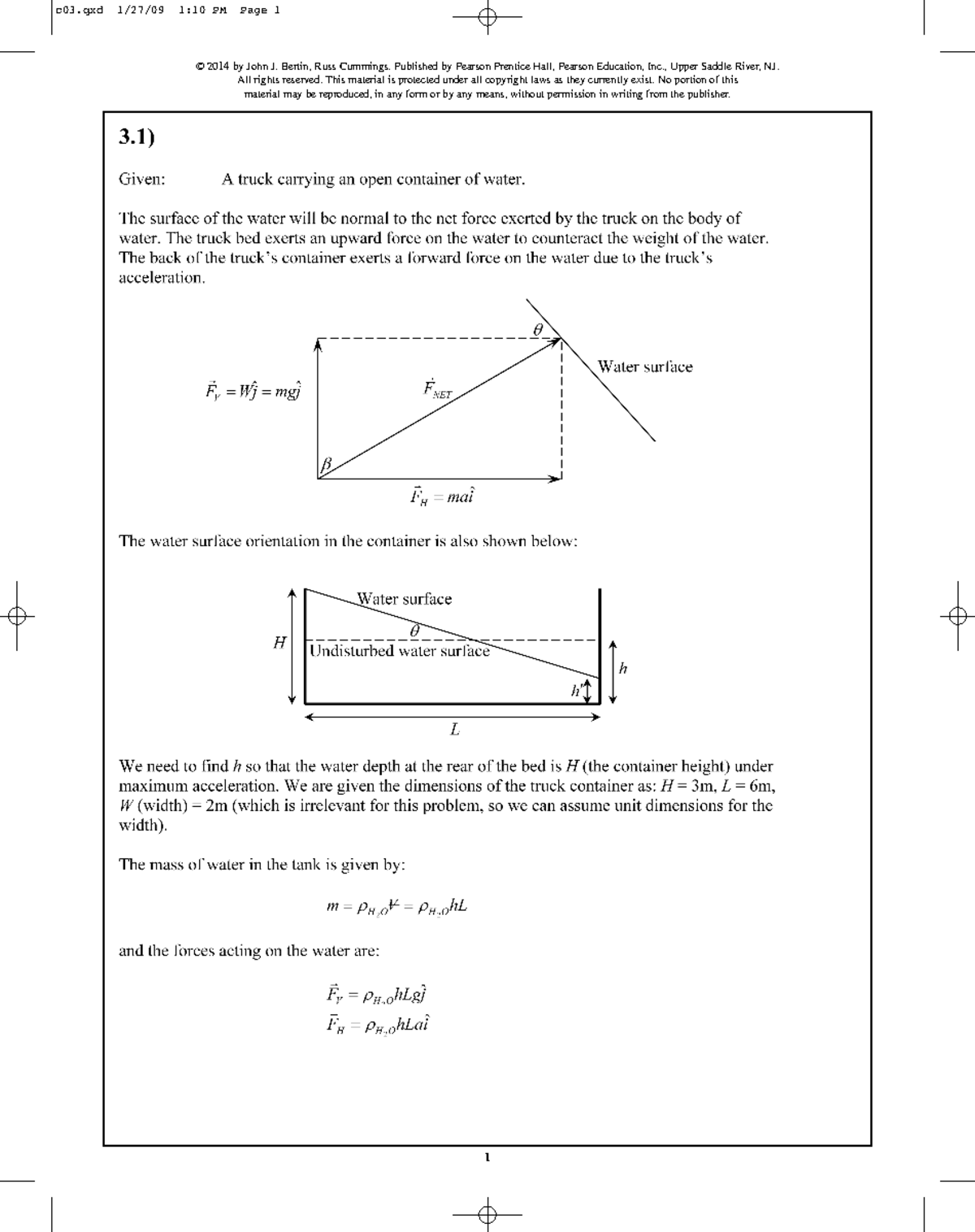 Aerodynamics for Engineers: Solutions to Chapter 3 Exercises - Studocu