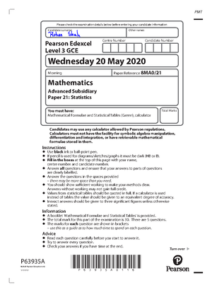 Cie igcse o level maths 0580 complete Z notes - TABLE OF CONTENTS 2 ...
