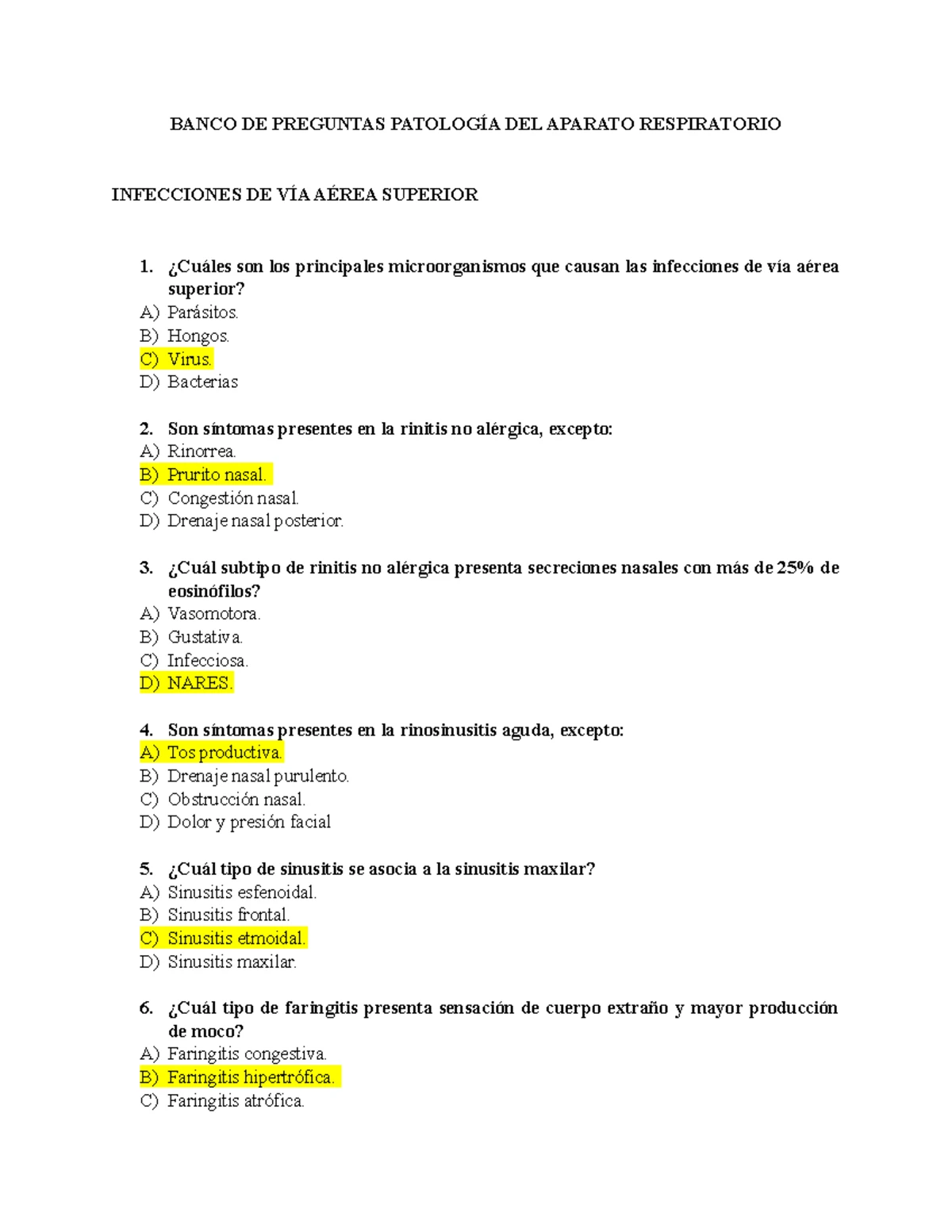 Fenotipos semiológicos de las facies en enfermedades pulmonares ...