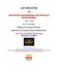 software engineering and project management - 21CS61 - VTU - Studocu