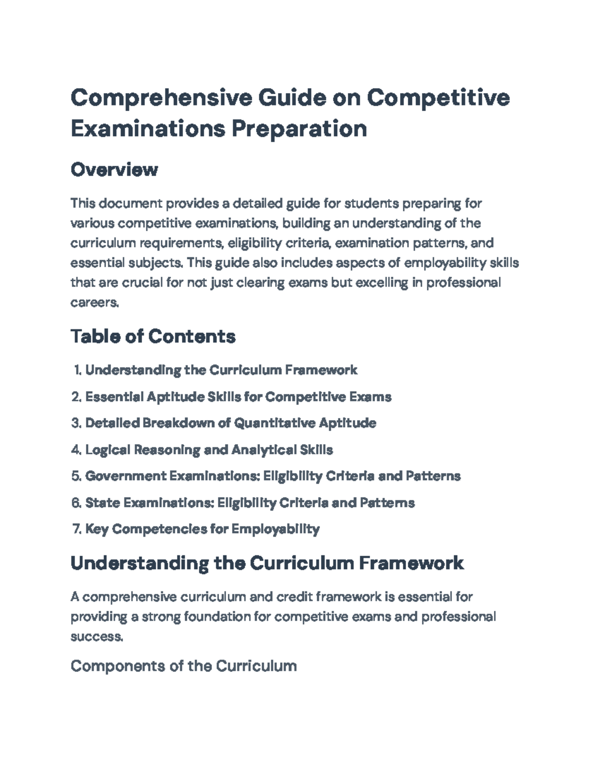 Comprehensive Guide to Competitive Exams Prep & Employability Skills ...