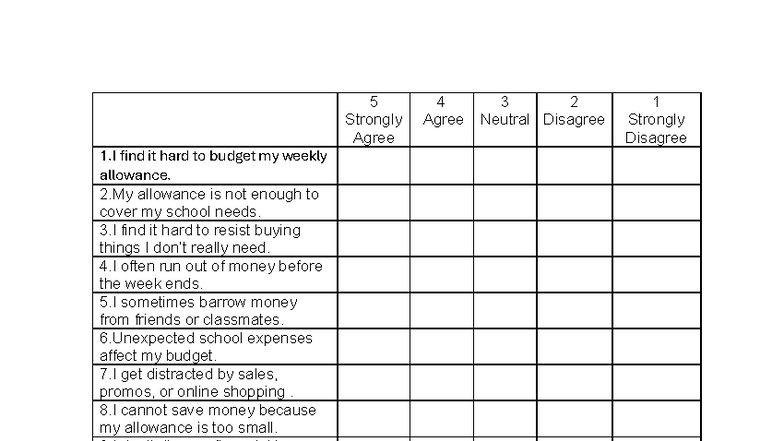 KFNUT Financial Management Challenges: Student Survey Insights - Studocu