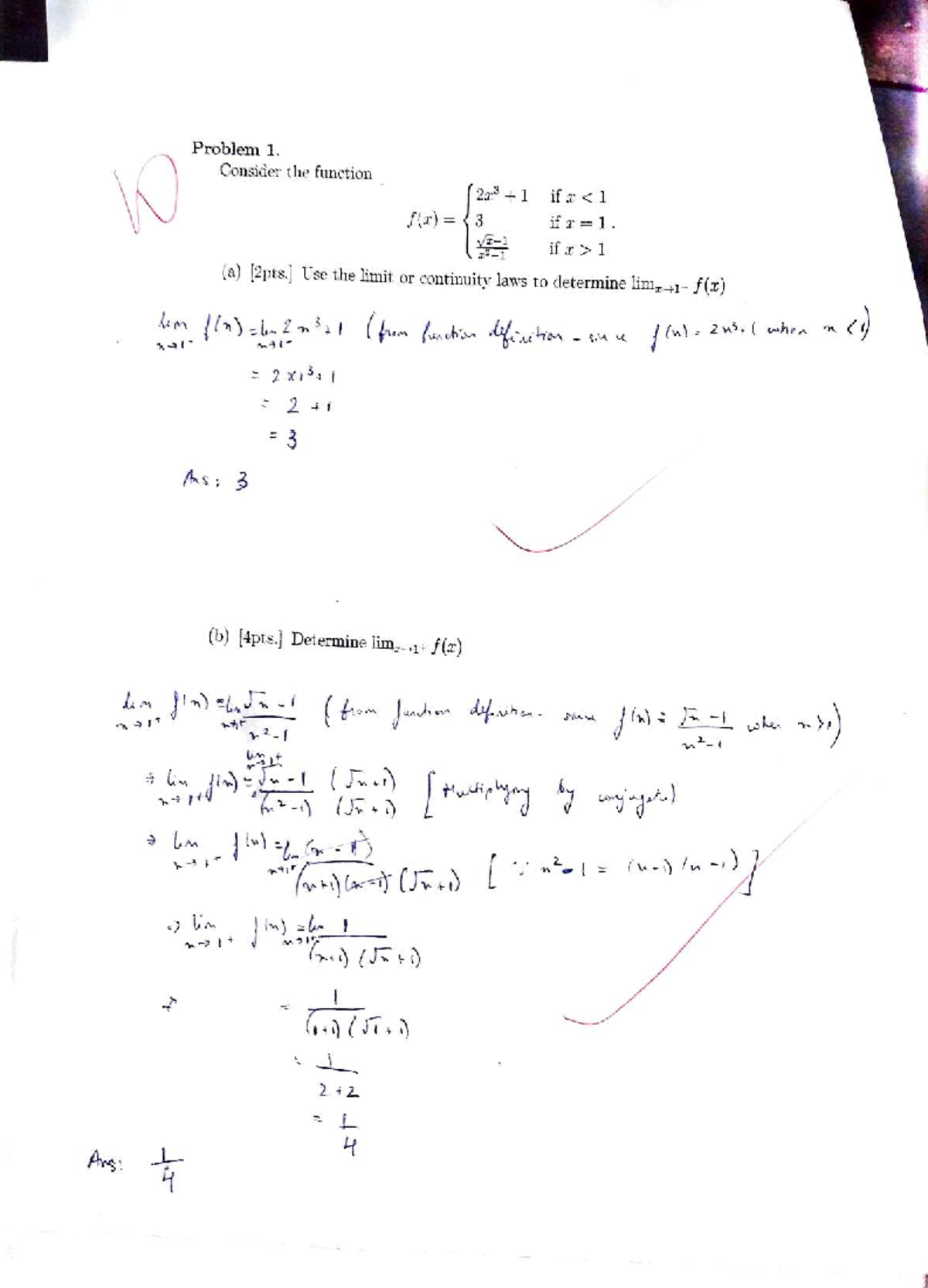 Math 31A Midterm Exam Review: Limits and Continuity Concepts - Studocu