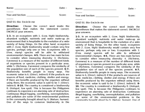 Biodiversity Lesson plan - A DETAILED LESSON PLAN IN SCIENCE 10 ...