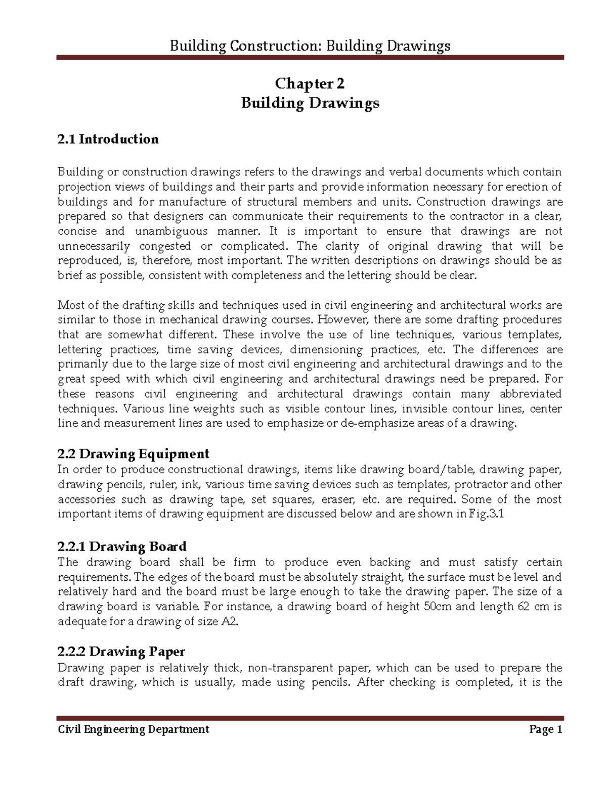 Building Construction: Chapter 2 - Understanding Building Drawings ...