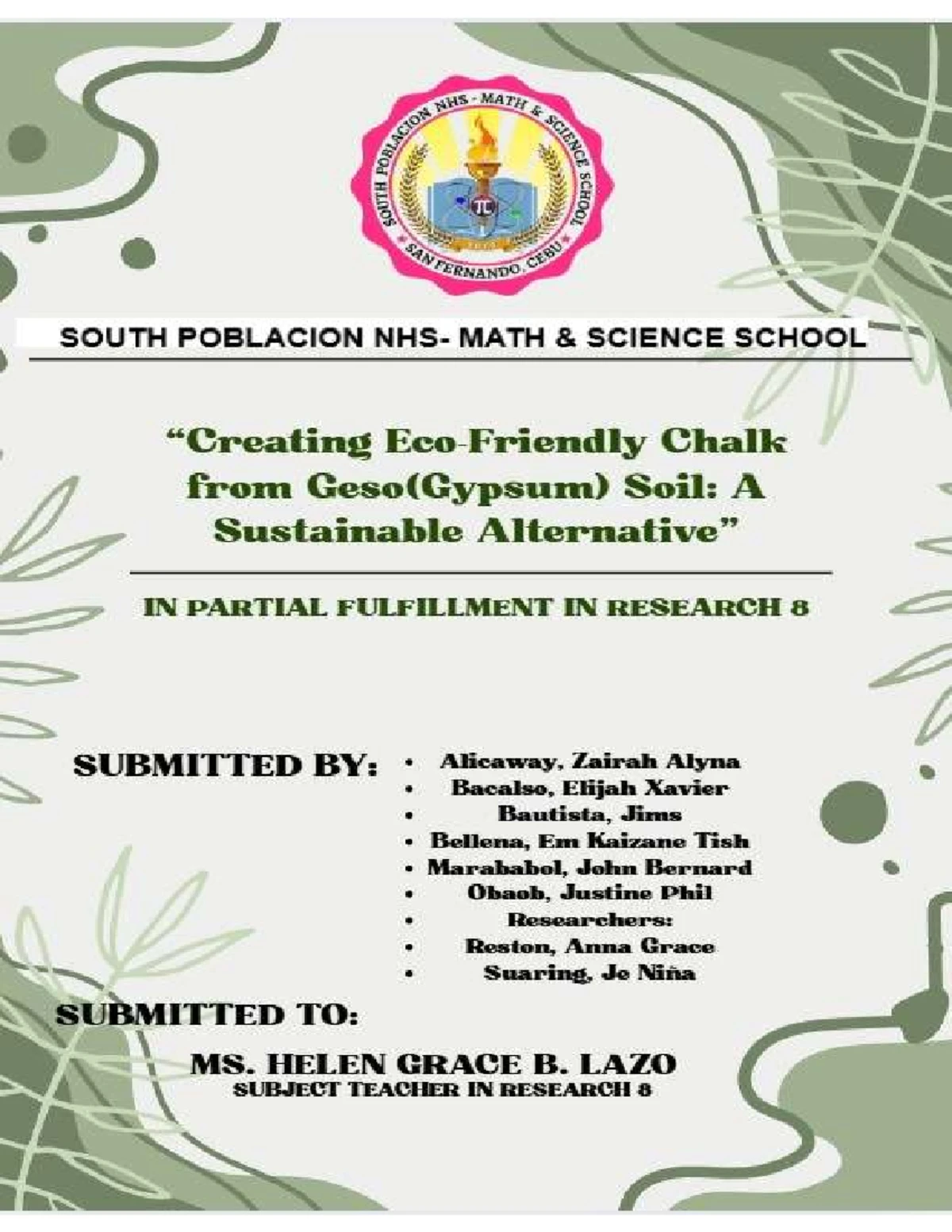 Mekaniks sa Awit - Pamantayan para sa Solong Pag-awit - Studocu