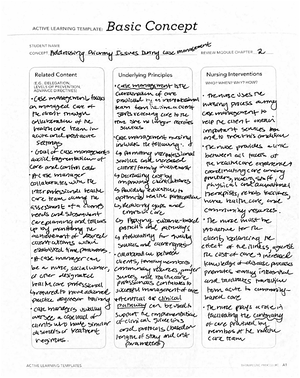 Acute Respiratory Illness System Disorder ALT - ACTIVE LEARNING ...