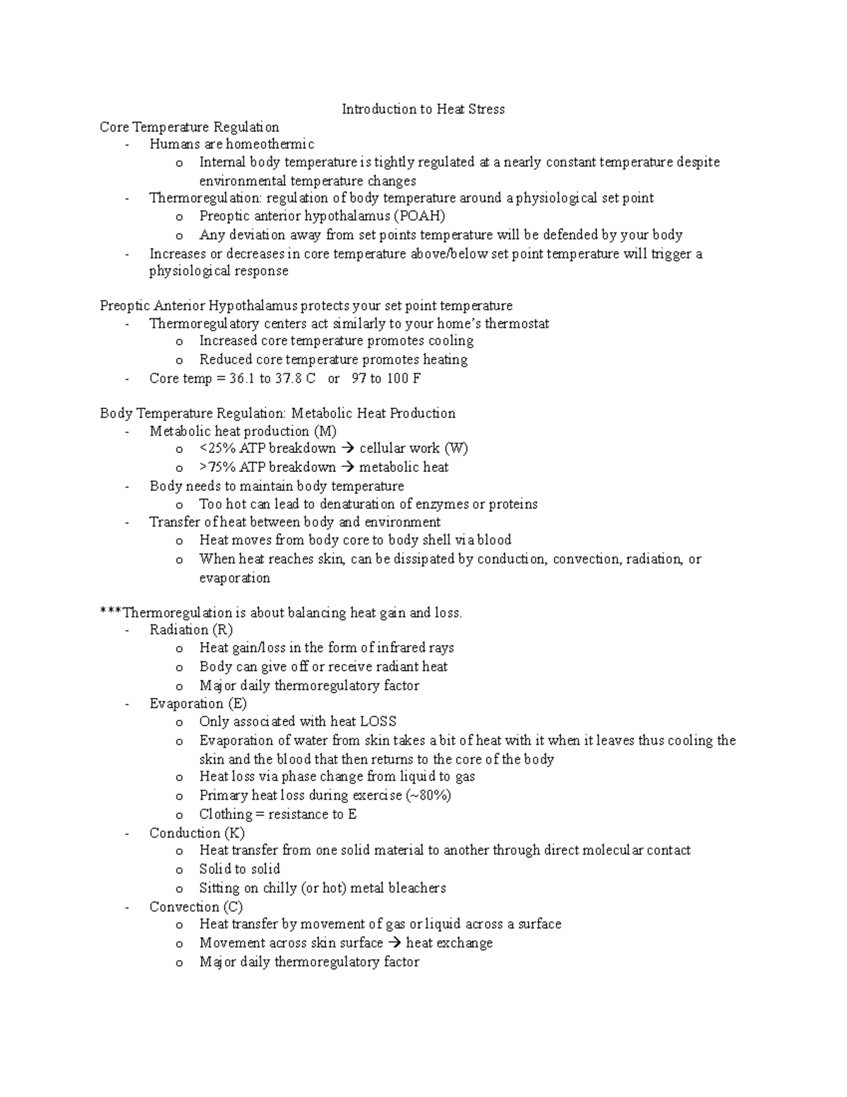 Thermoregulation Physiology: Understanding Heat Stress & Body Control ...