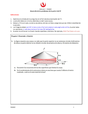 Cálculo 2 - MA263 - UPC - Studocu