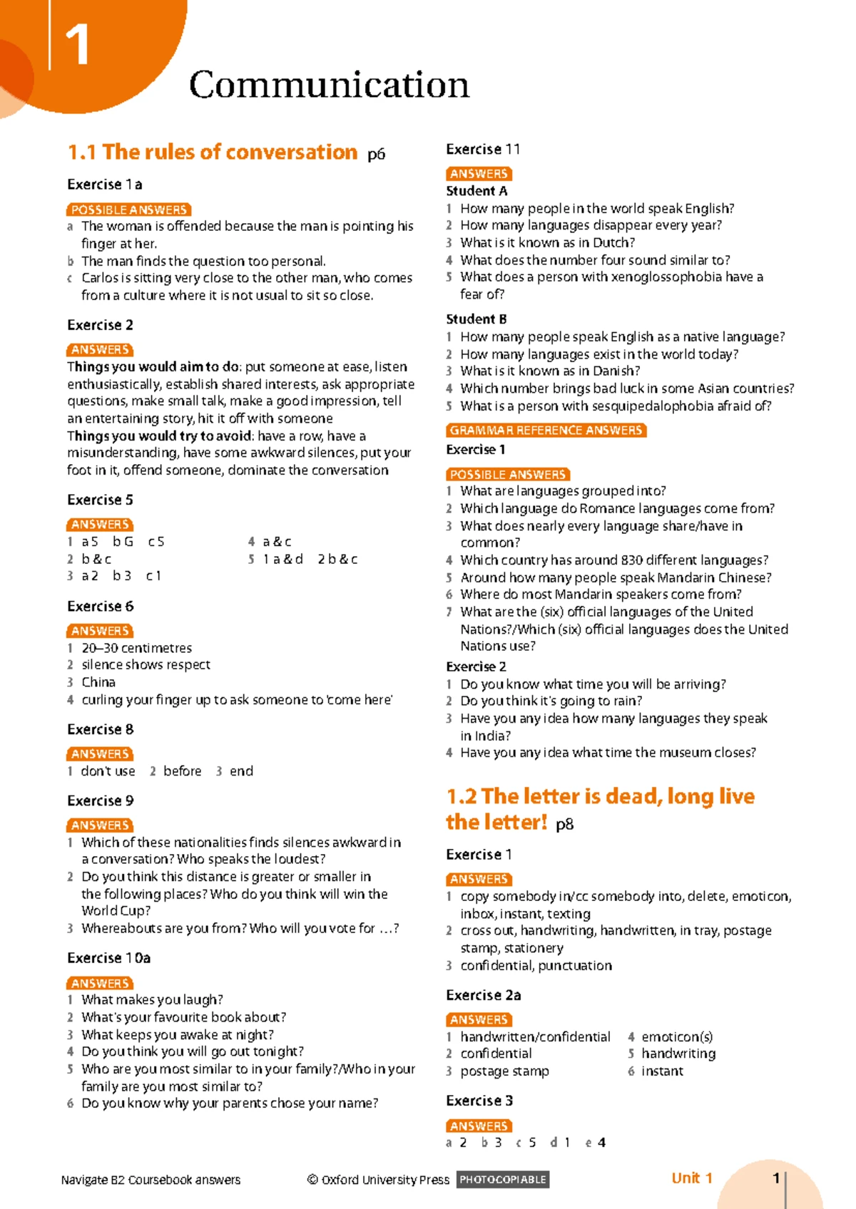 Solutions Intermediate 3ed Workbook Key - Workbook answer keys and ...