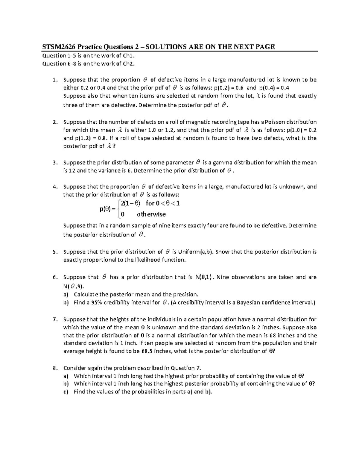 STSM2626 Practice Questions 2 with Detailed Solutions - Studocu