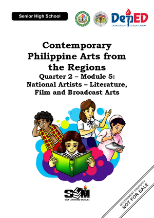 Q2 SHS CPAR Module 4 - Contemporary Philippine Arts from the Regions ...