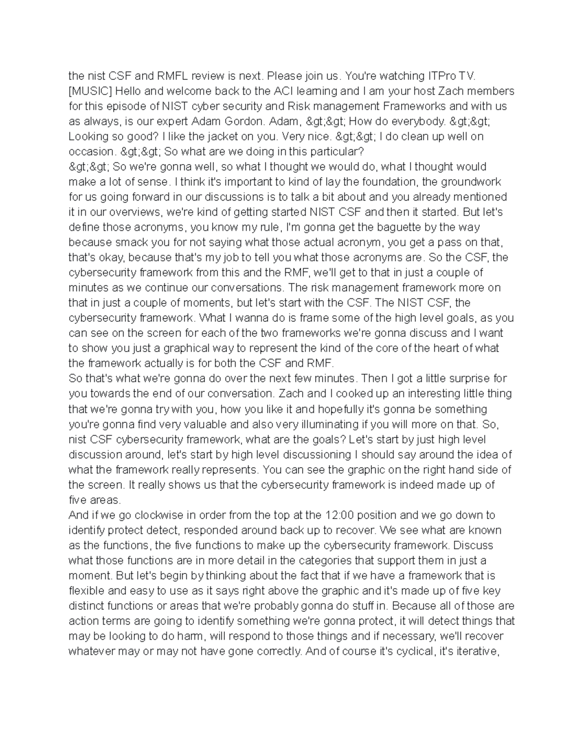 NIST CSF & RMF Overview: Key Concepts and Frameworks Explained - Studocu