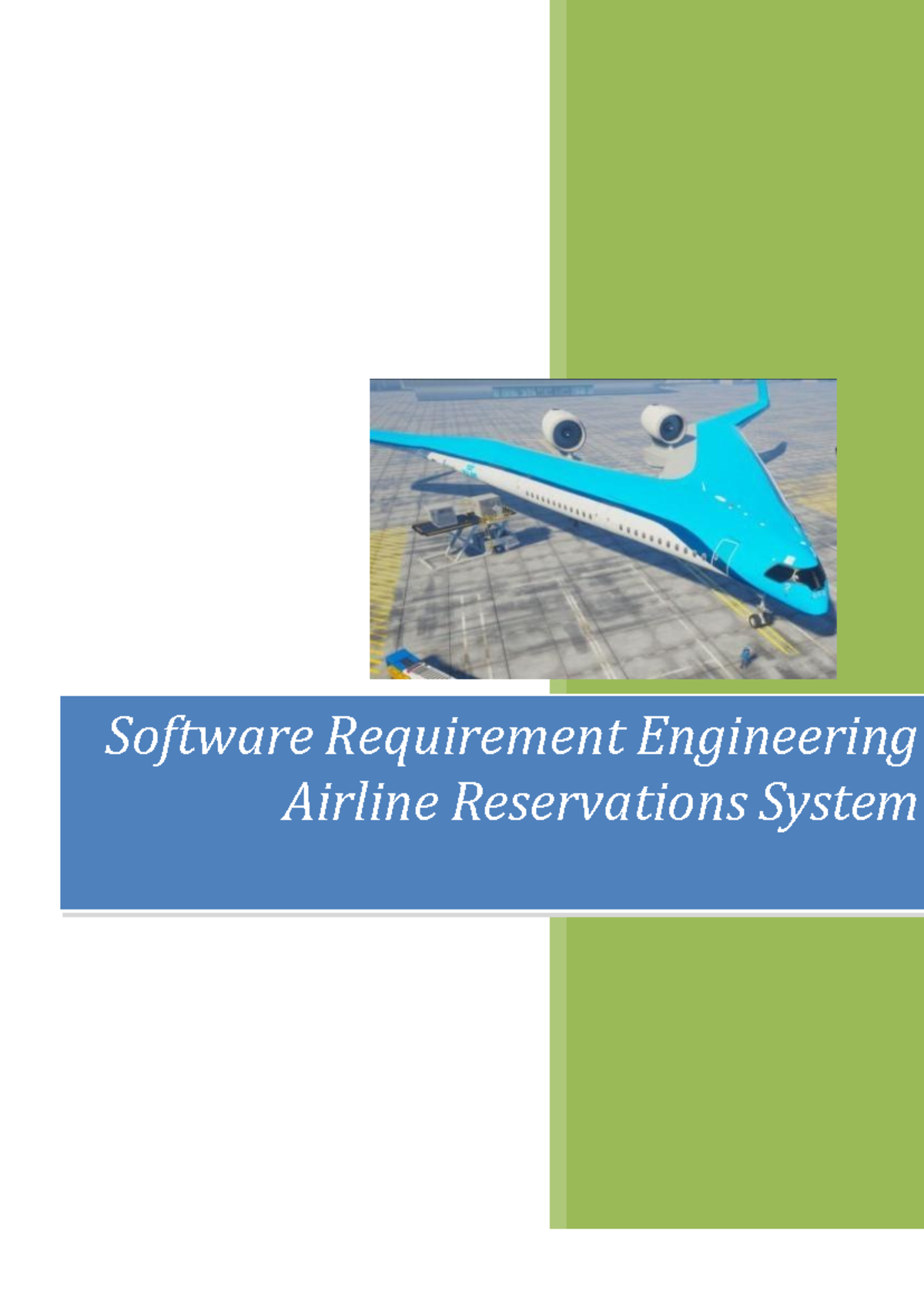 SRS for Airline Reservation System: Requirements & Diagrams - Studocu