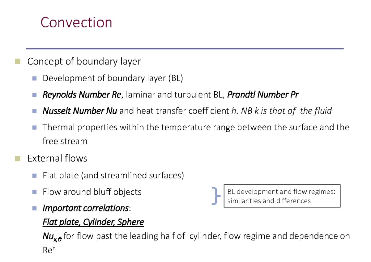 Heat Transfer Revision Part 2 ~ Convection - ####### Concept of ...