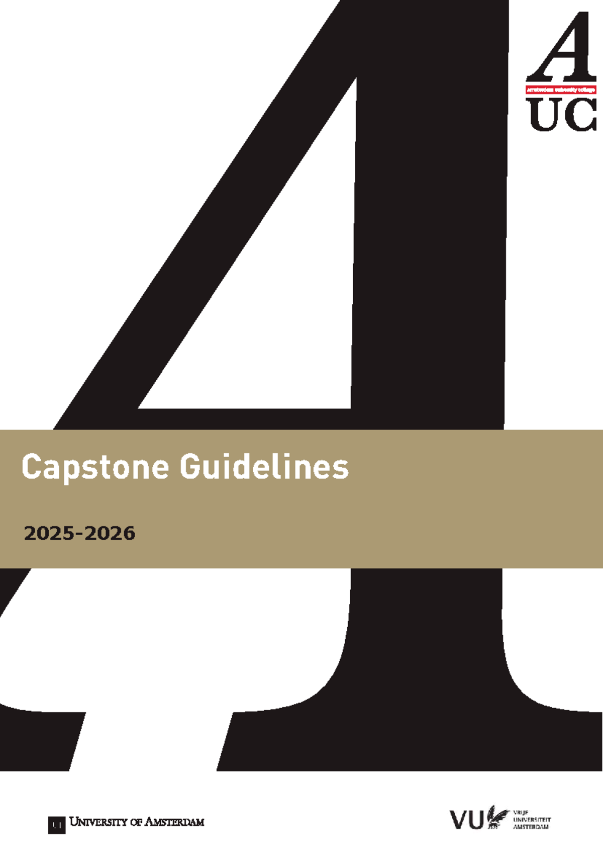 Capstone Guidelines 2025-2026: Essential Framework for Success ...