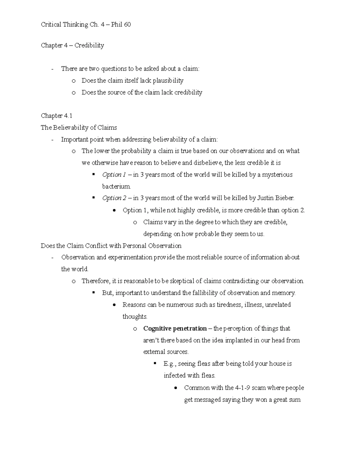 Chapter 2 - class notes - Chapter 2 – Two Kinds of Reasoning ...