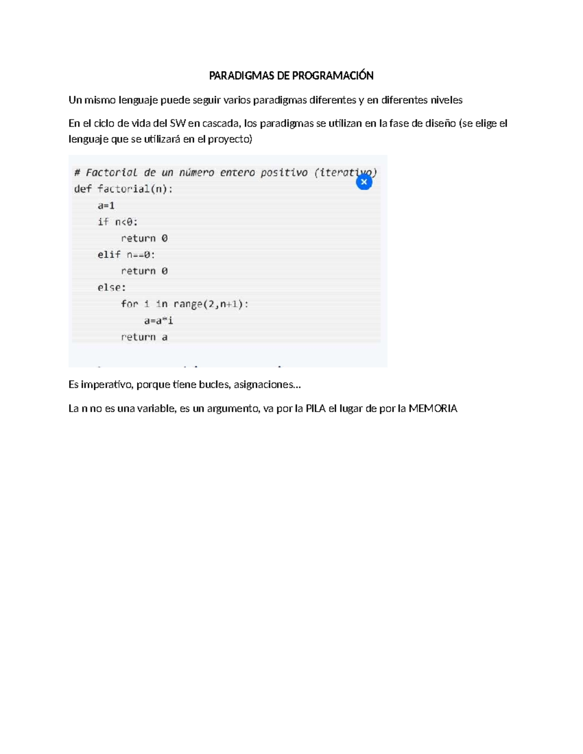 TEMA 1: Paradigmas de Programación y Diseño de Software - Studocu