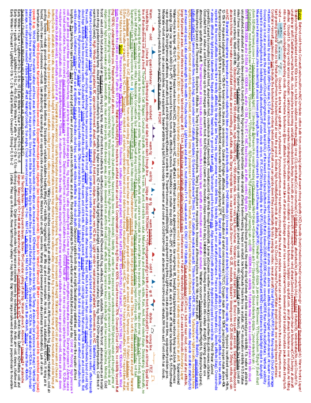 ATSC 113 Final Exam Cheat Sheet - Key Weather Insights for Aviation - Studocu
