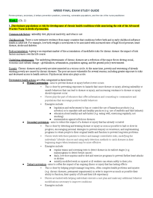 NR503 Discussion Week 2 - Describe the diagnostic or screening tool selected, its purpose, and ...