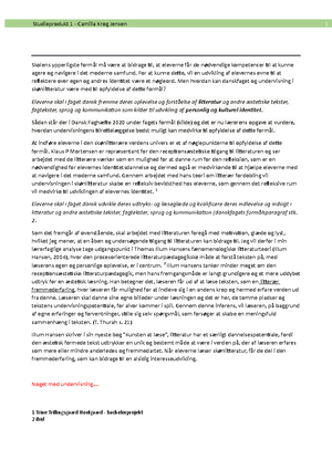 Analyse og fortolkning i Dansk med eksempler - Om analyse og fortolkning i dansk En tekstanalyse ...