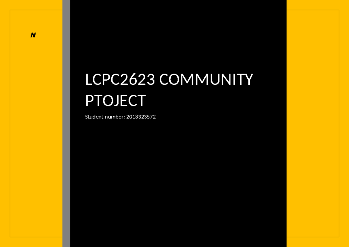LCPC Community Project 2018 323572 - Lcpc 2623 - N LCPC2623 COMMUNITY ...