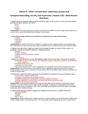 CCNA 3 v7 Modules 1 – 2 OSPF Concepts and Configuration Exam Answers - Enterprise Networking ...