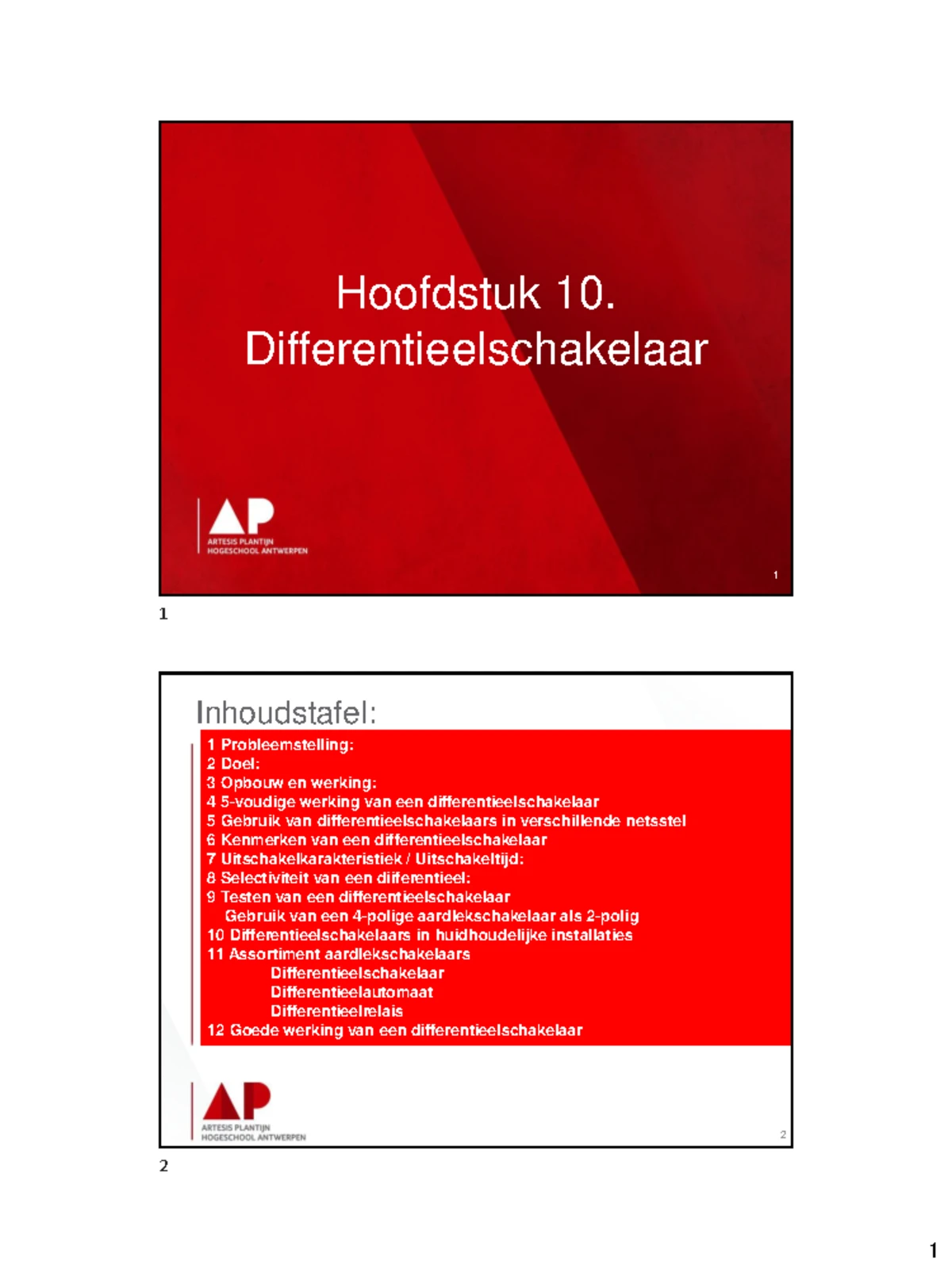 10 Les Netstelsels - les 10 - Hoofdstuk Netstelsels Distributienetten 1 ...