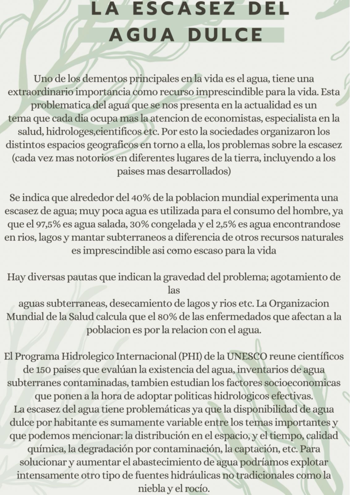 El impacto del ser humano en el planeta tierra - Educación Artística ...