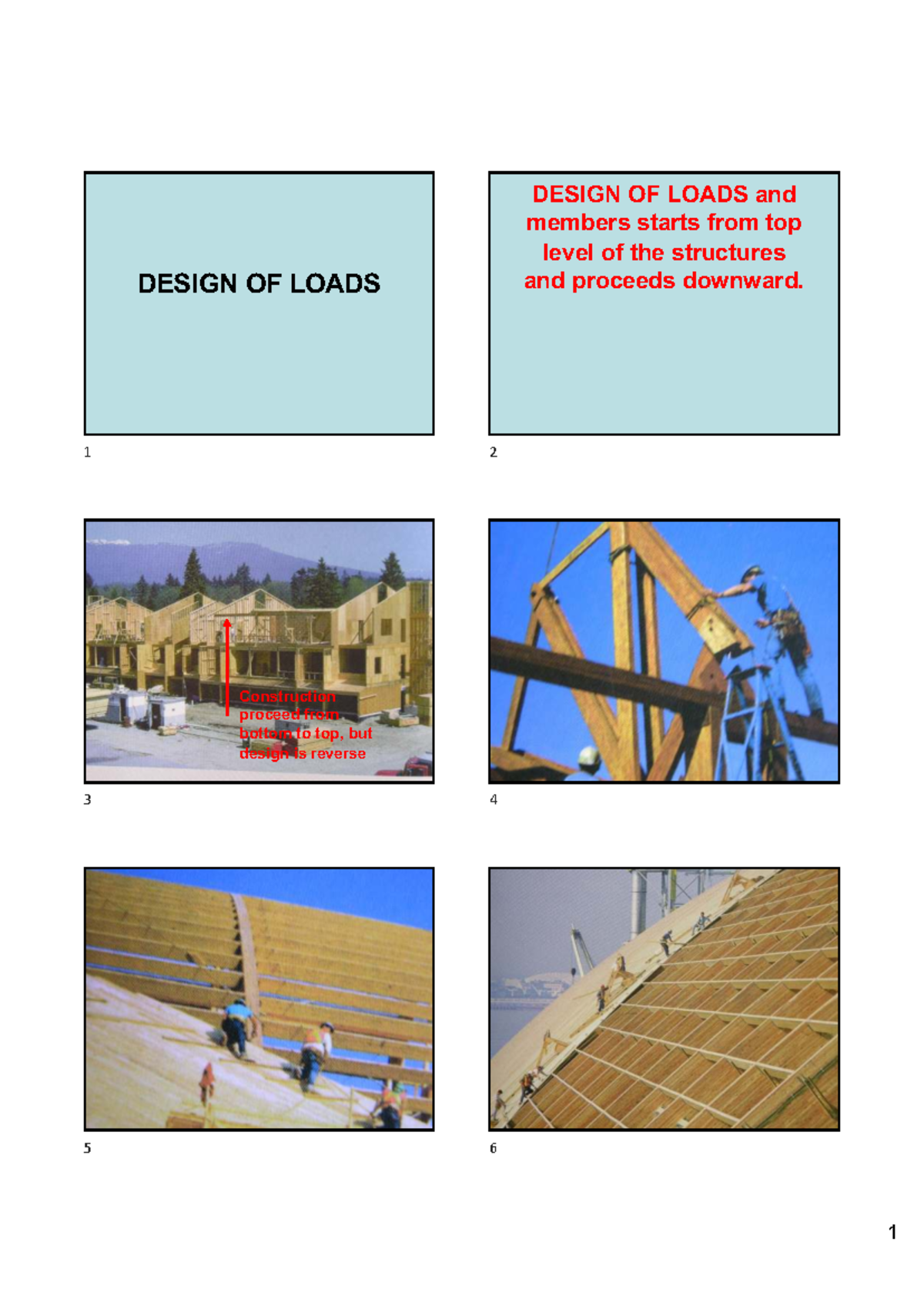 Week 9 - Design Load Analysis for Structural Members - Studocu