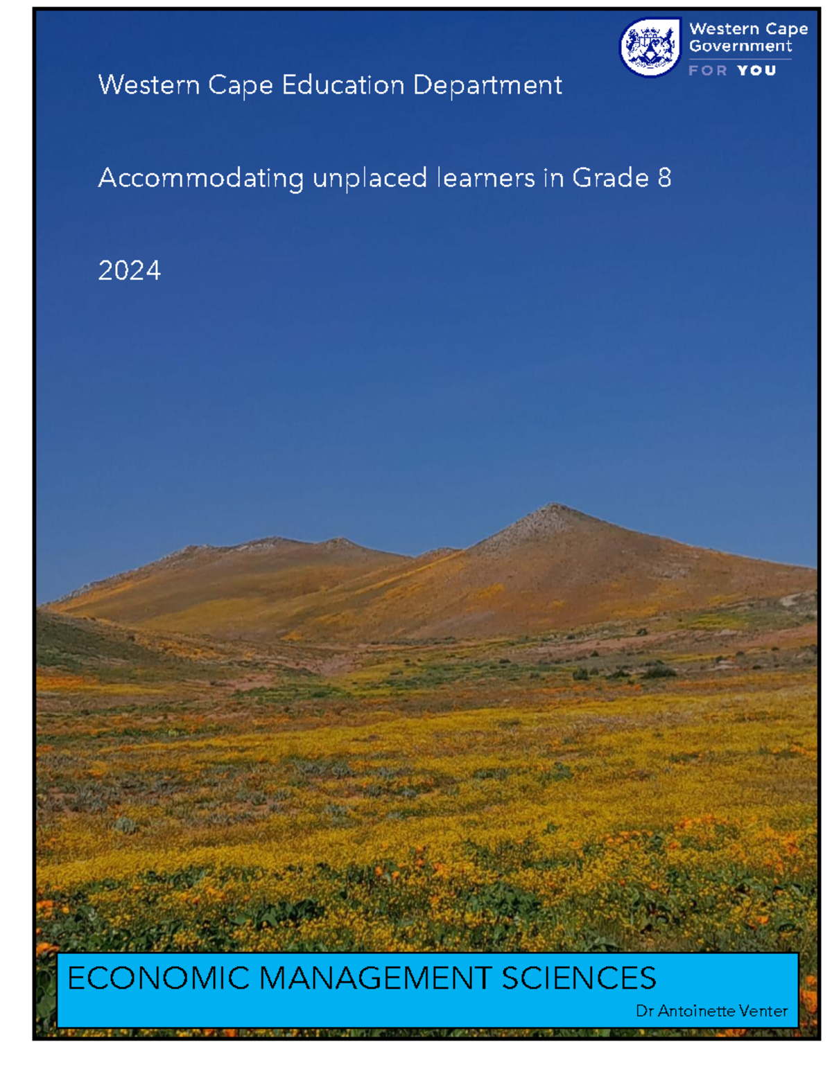 EMS-1 - Grade 8 Economic Management Sciences Term 1 Notes - Studocu