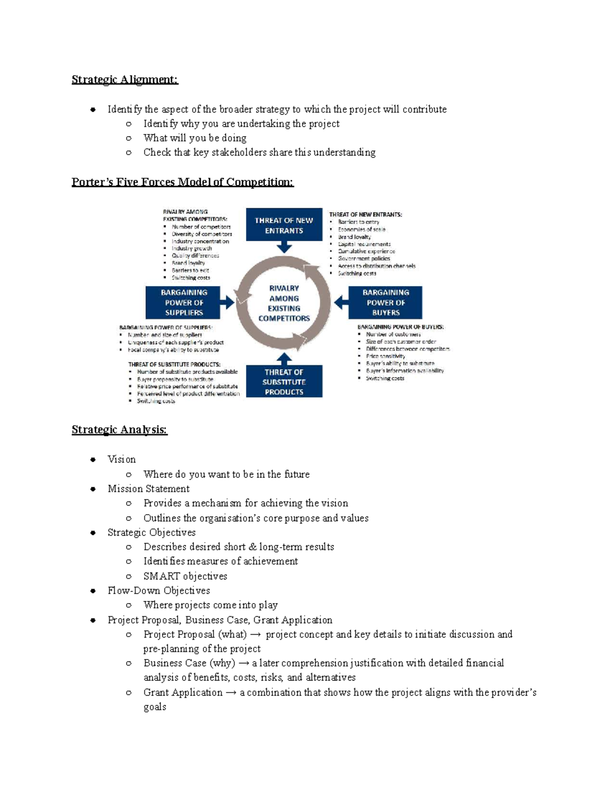 PMGT1850 - Comprehensive Study Notes for Mid-Sem Exam Preparation - Studocu