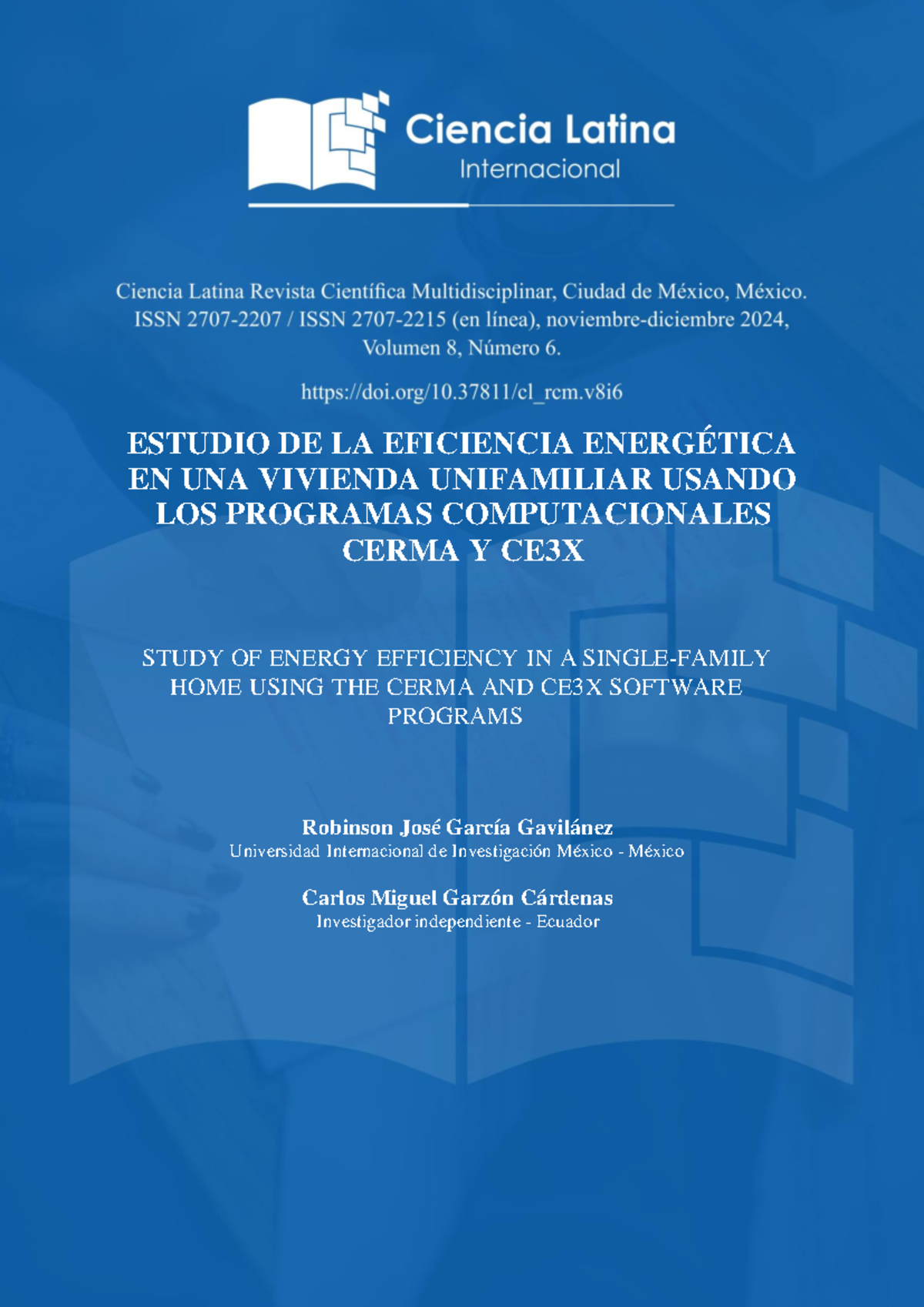 Eficiencia Energética en Viviendas Unifamiliares: Estudio CERMA y CE3X ...