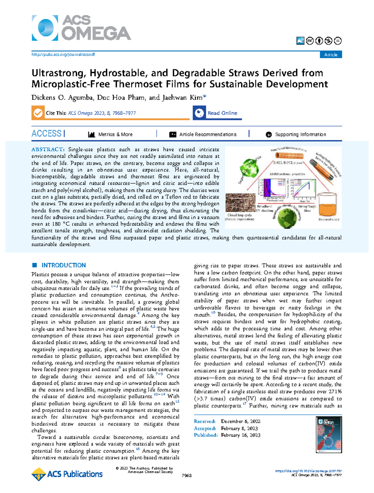 "ENGR 2023: Midterm Review on Biodegradable Straw Innovations" - Studocu