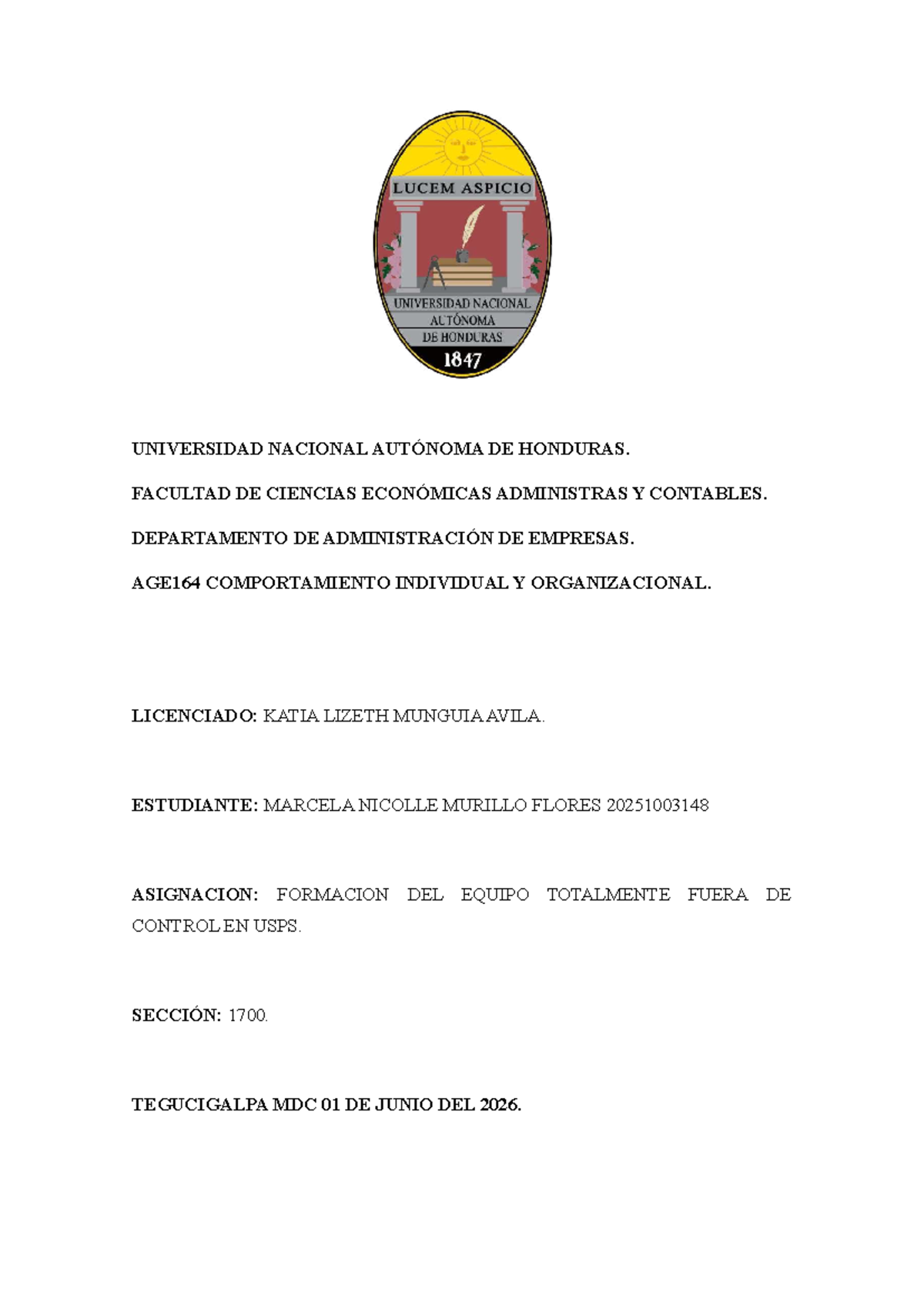 AGE164 Caso: Formación del Equipo en USPS - Análisis de Karla Corcoran ...
