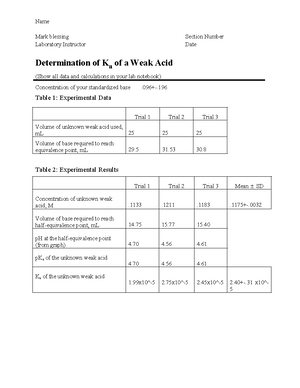 Reversible Reactions - Name: Lillian Zaharako Section Number: 22010 ...