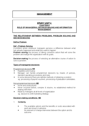 MNG2601-Past-paper - Notes - mng2601 - Unisa - Studocu