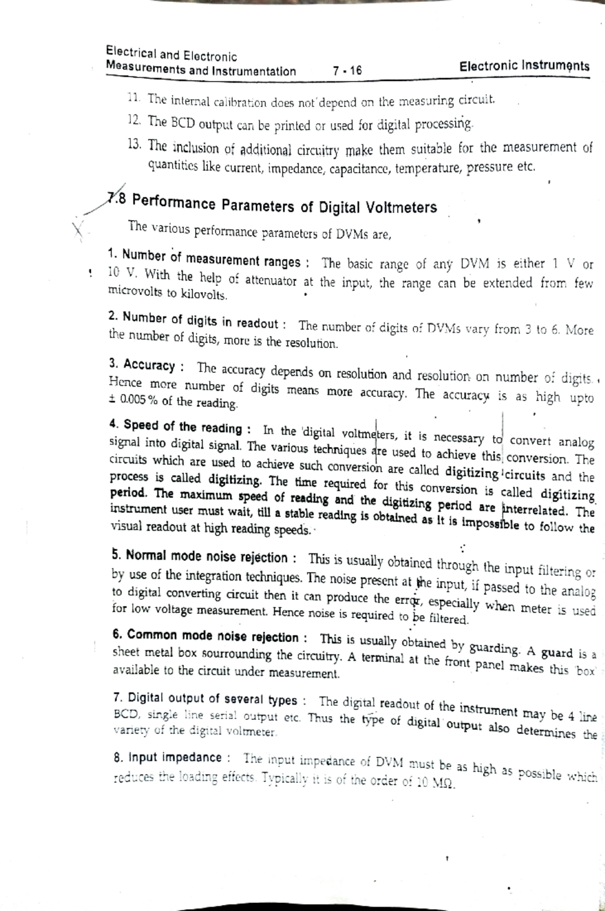 Measurement Unit 2 - UNIT 2 - Measurements and Instrumentation 7- Il ...
