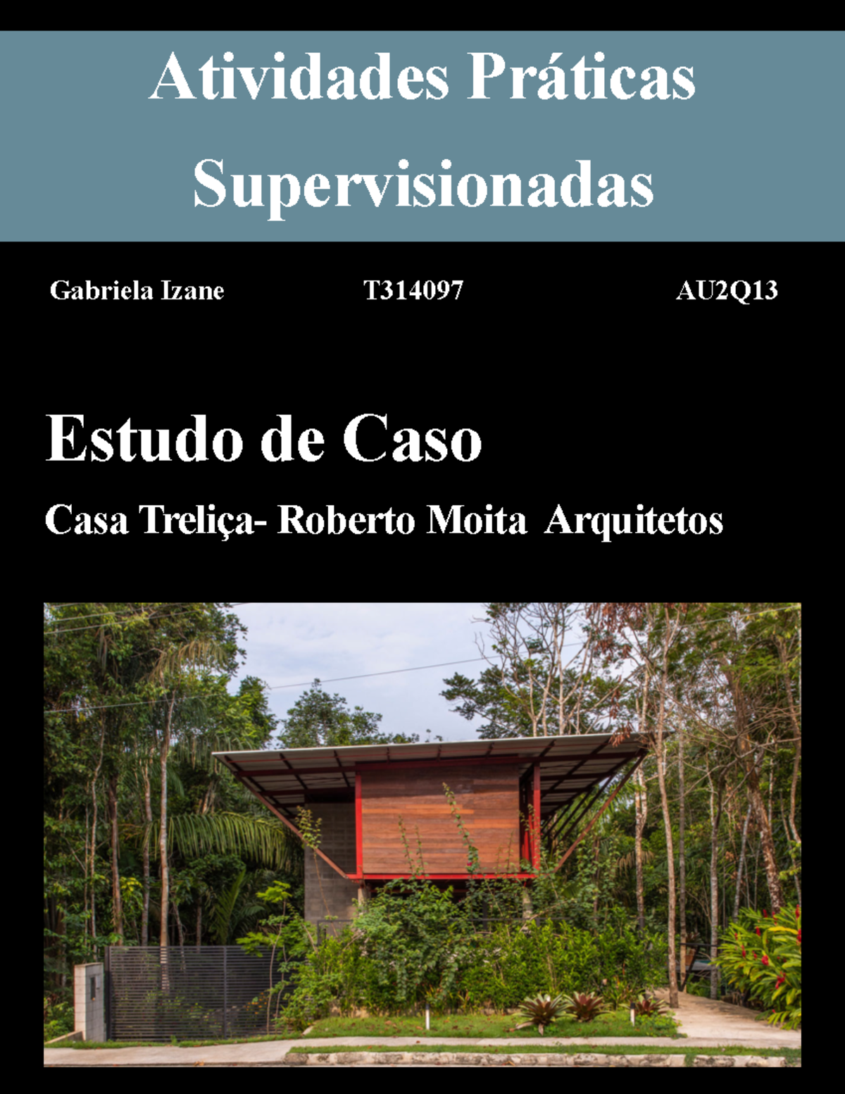 Aps Trelica - 1 Atividades Práticas Supervisionadas Gabriela Izane ...