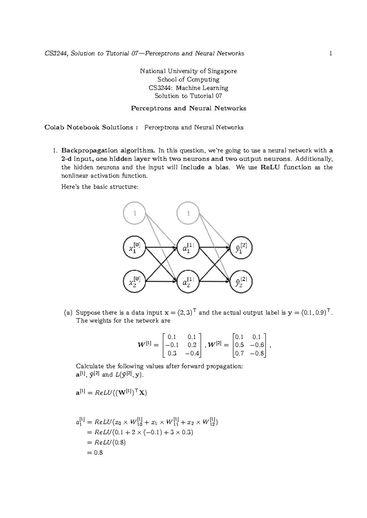 Tutorial-07-solutions - CS3244 - NUS - Studocu