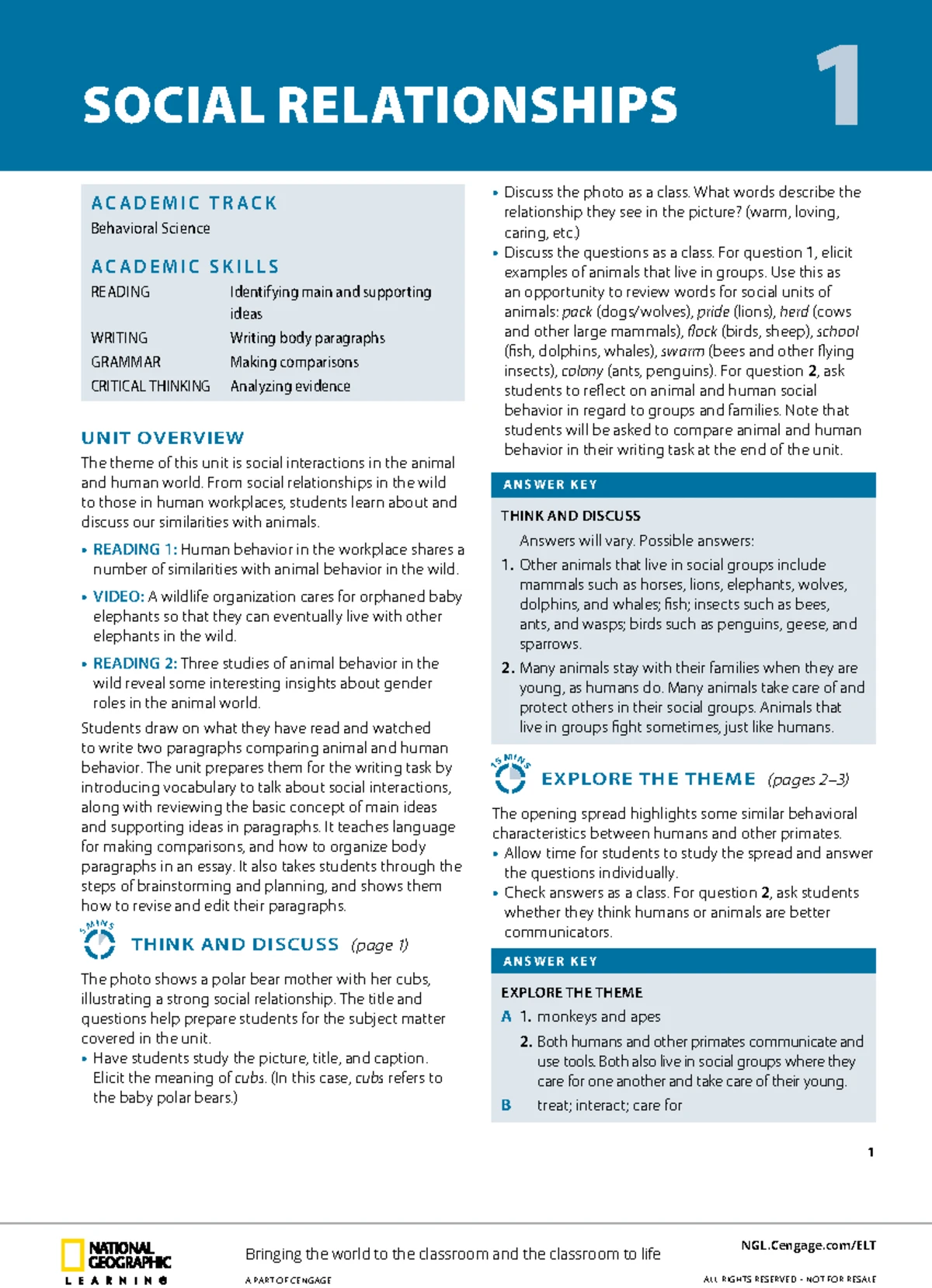 Pathways RW 3 Answer Key - Pathways 3 Reading, Writing, and Critical ...