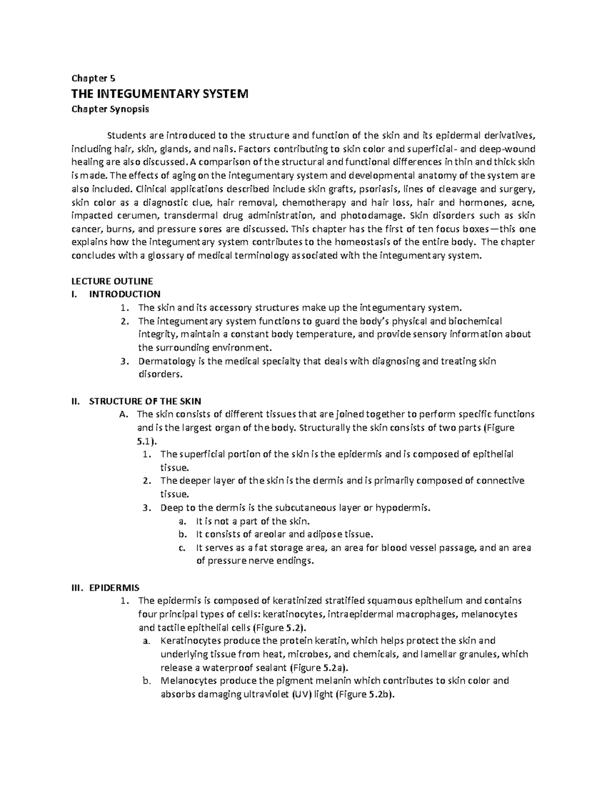 Integumentary System Overview: Structure, Function & Disorders - BIOL ...