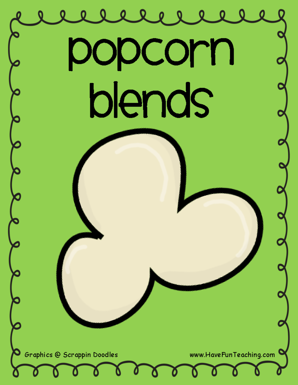 Popcorn Blends Activity: Fun with Word Wheels and Doodles - Studocu