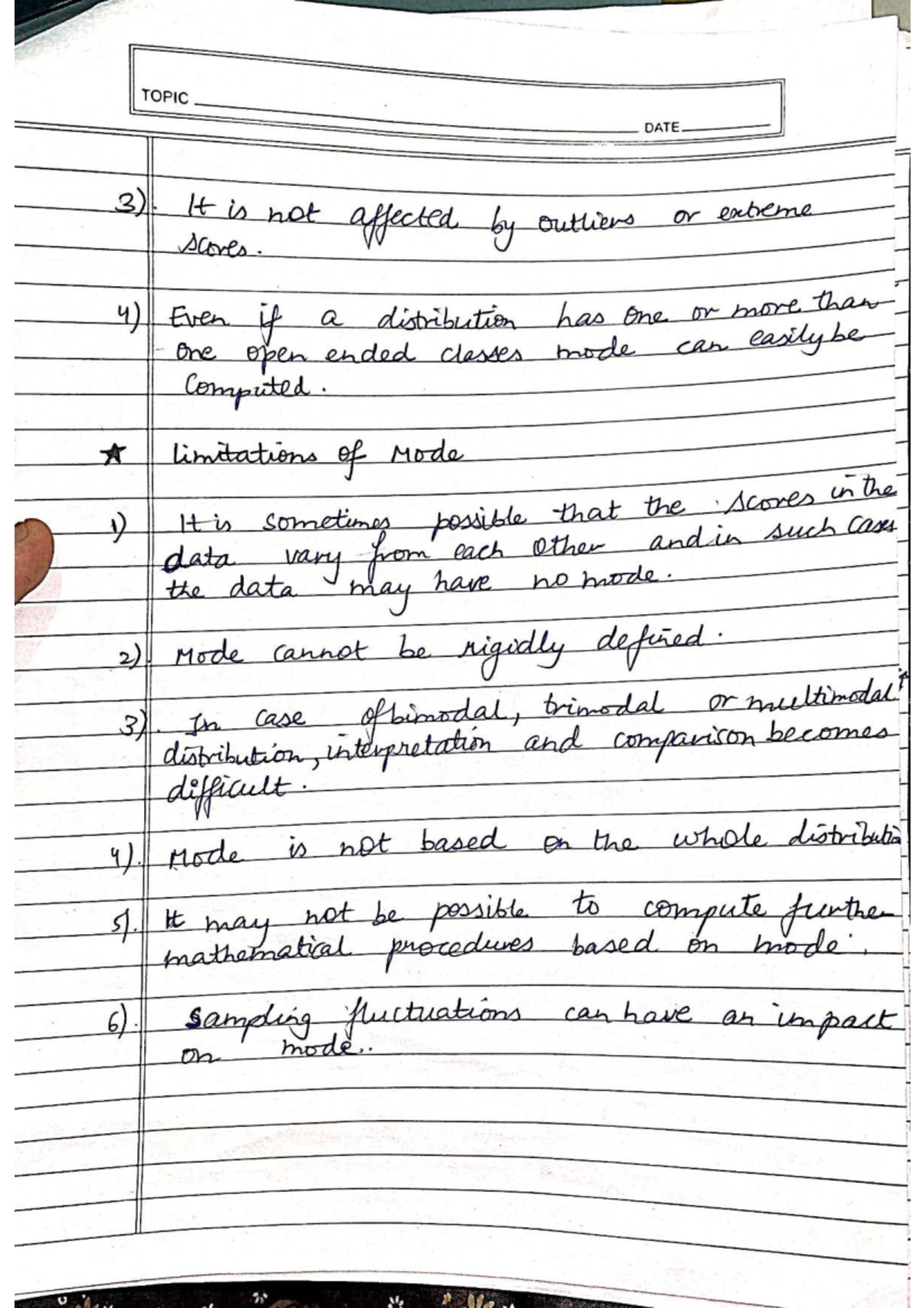 Statistics Assignment: Understanding Mode Limitations (STAT101) - Studocu